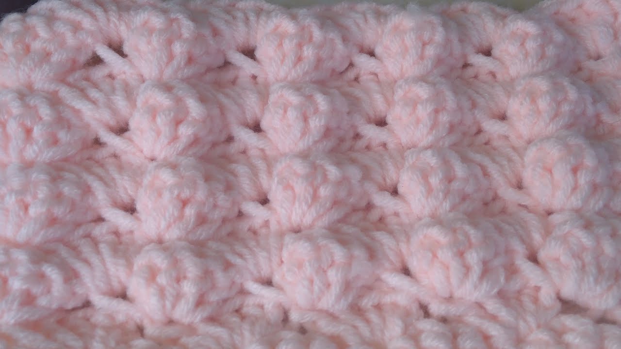 crochet bumpy rows stitch / crochet stitches - YouTube