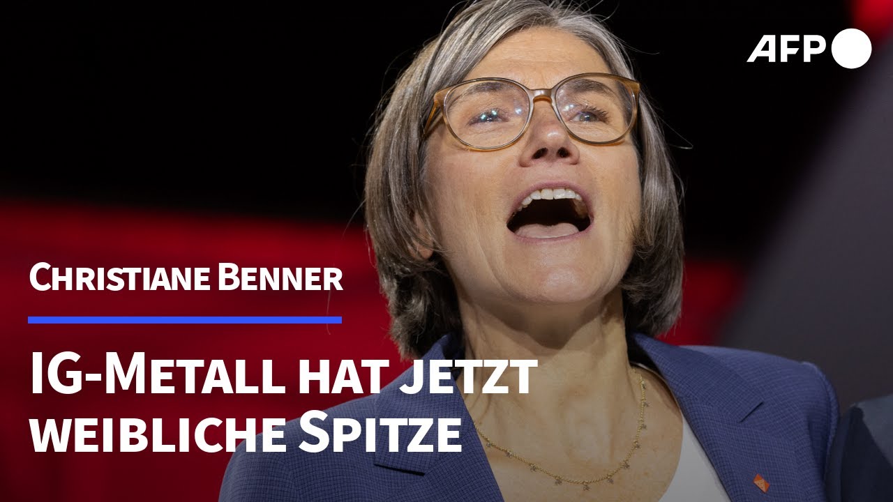 Christiane Benner ist erste Frau an der Spitze der IG Metall | AFP ...