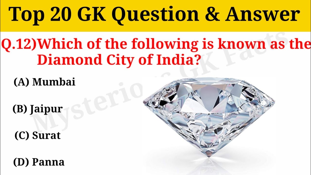 Top 20 Gk Question and Answer | Gk Questions And Answers | Mysterious ...