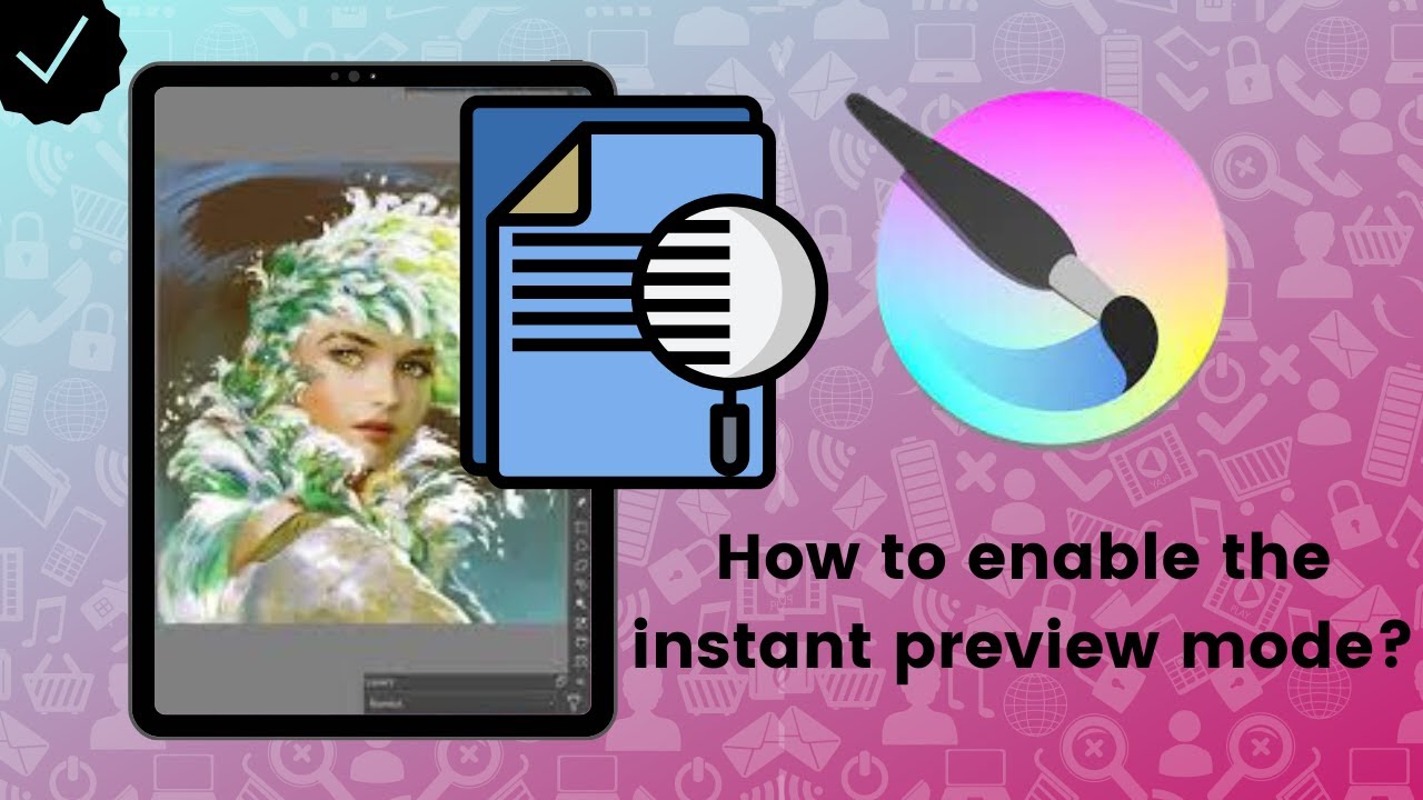 How to enable the instant preview mode on Krita? - YouTube