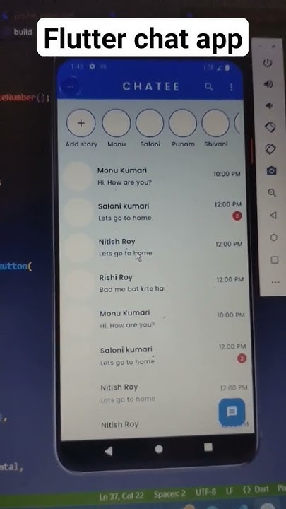 flutter chat app with firebase - YouTube