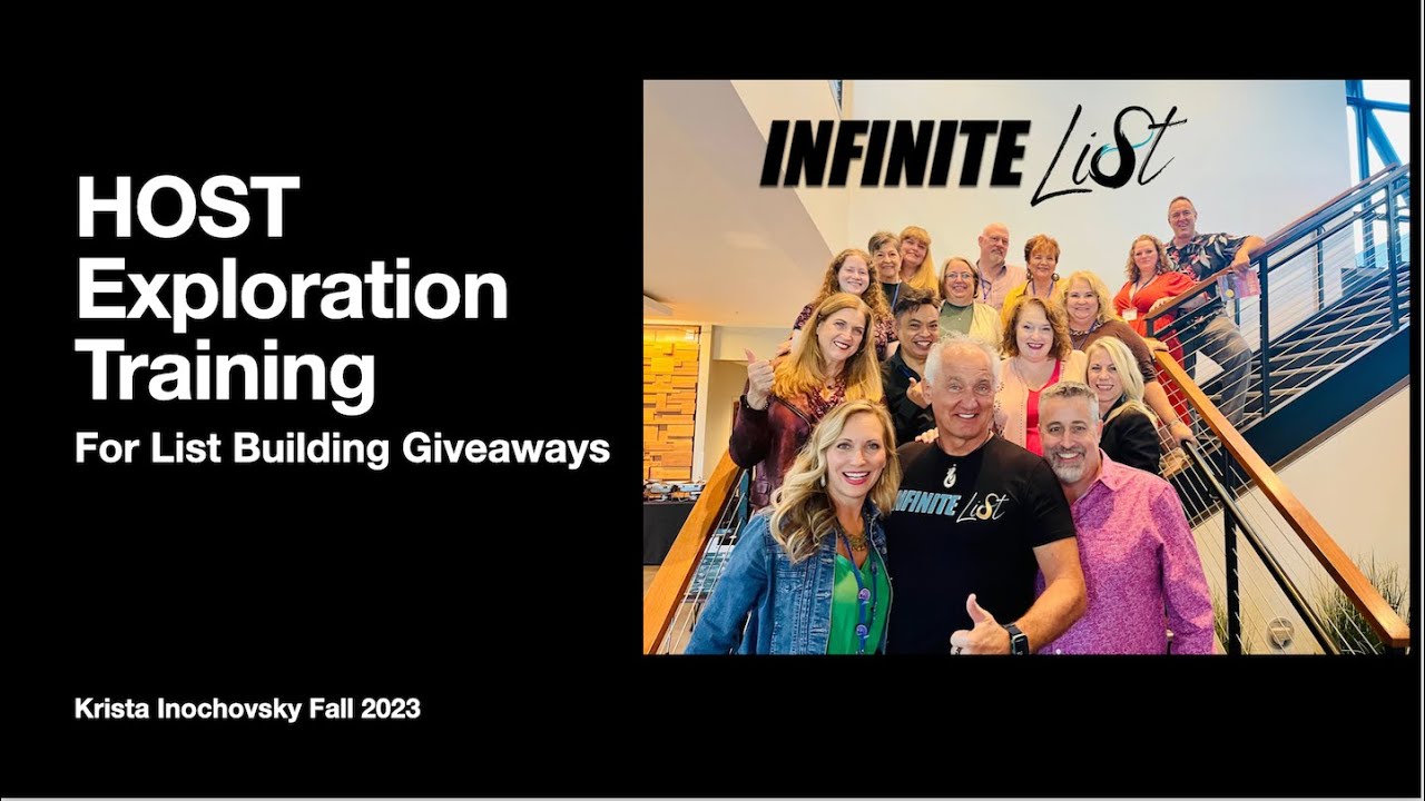 Infinite List HOST EXPLORATION TRAINING HD 720p - YouTube