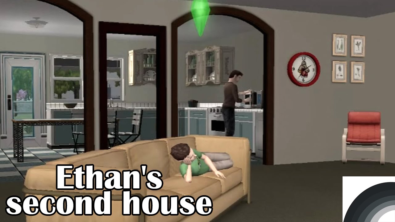 Ethan Mars' (suburb) house - The Sims 2 - No mods challenge - YouTube