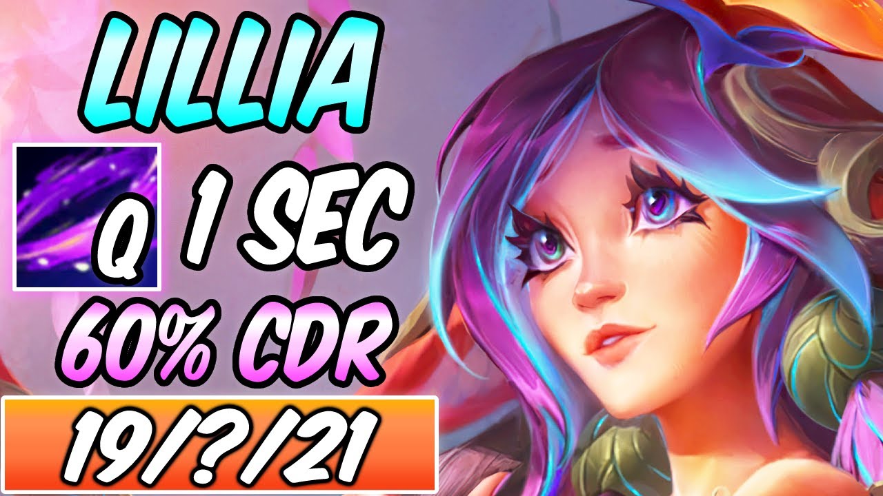 LILLIA Q EVERY 1 SECOND! ~60% CDR - INSANE ABILITY HASTE | New AP Build ...