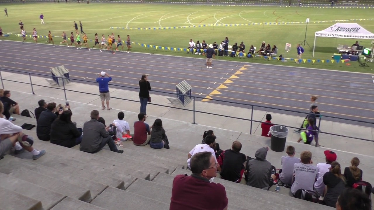 Track 2017 - UC Irvine Invitational Mens 5000 Heat 1 - YouTube
