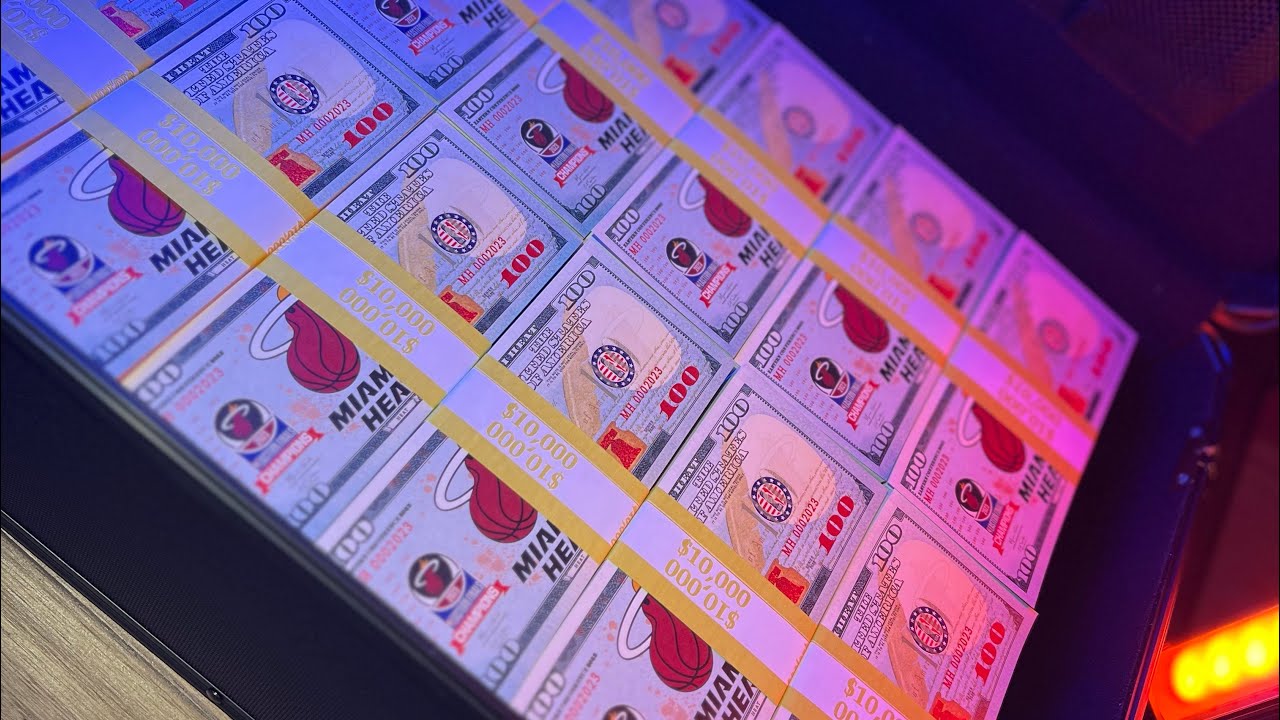 Custom Prop Money Tribute To The Miami Heat: A Look Behind The Scenes ...
