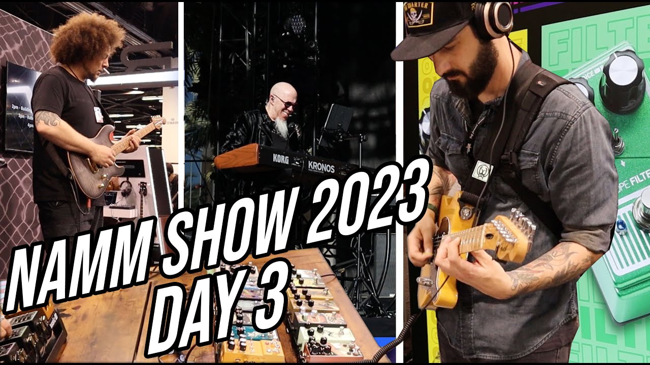 NAMM Show 2023 Day 3 - Best moments and gear! - YouTube