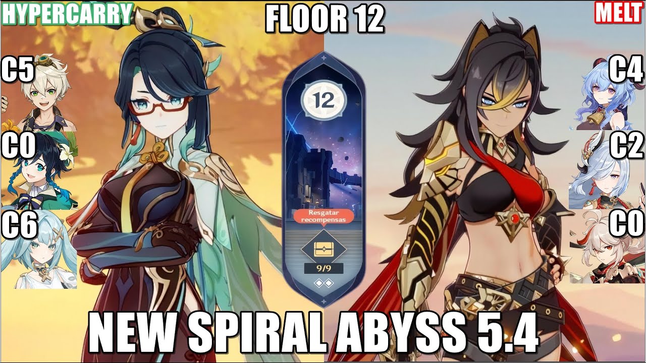 Cloud Retainer Hypercarry & Dehya Melt New Spiral Abyss 5.4 Genshin Impact - YouTube