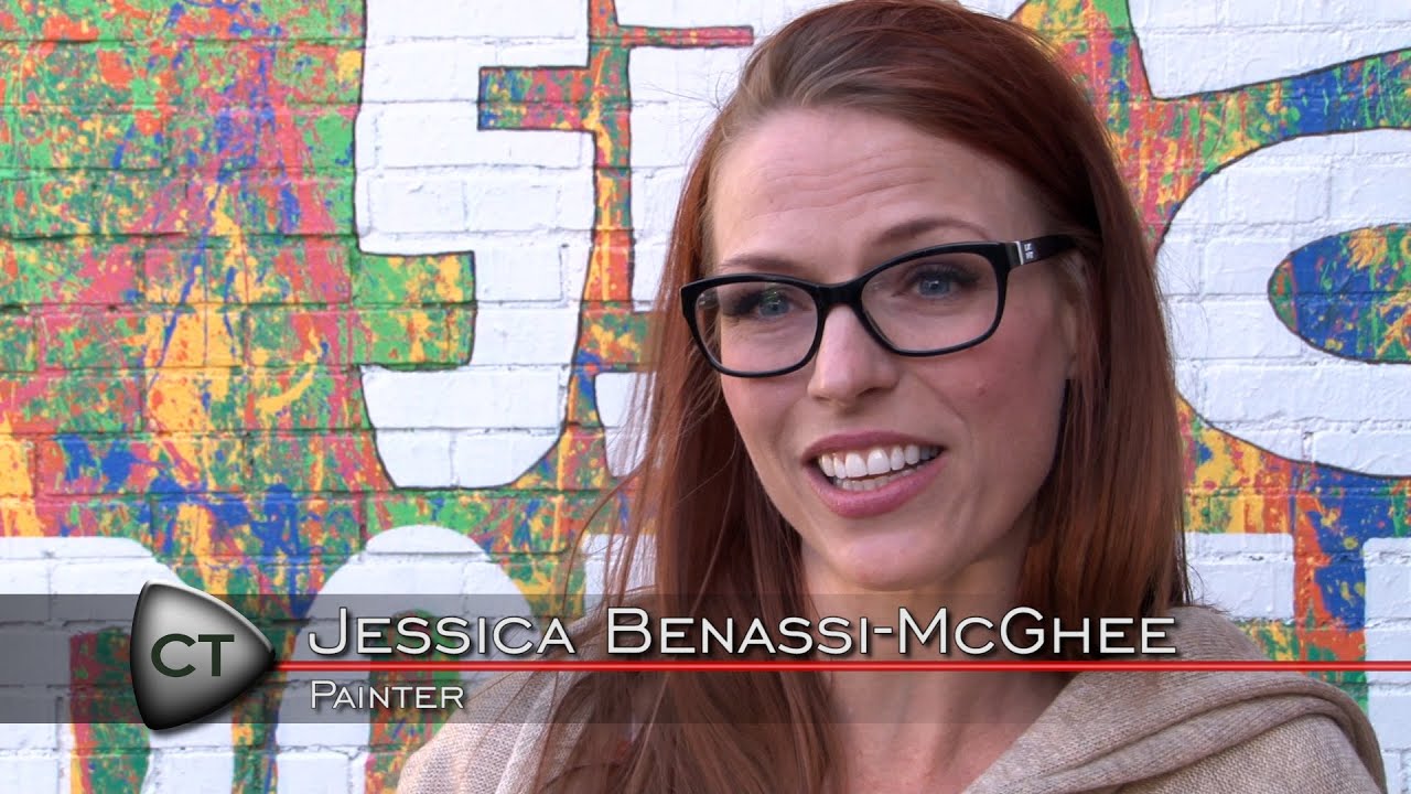 Consider This #103 - Art Segment - Jessica McGhee - Mural Painter - YouTube