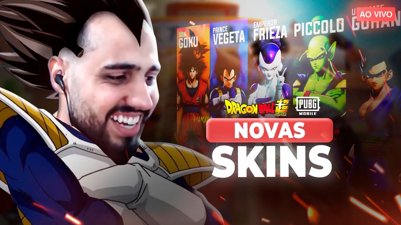 NOVAS SKINS PUBG MOBILE EM COLAB COM DRAGON BALL - PUBG MOBILE - YouTube