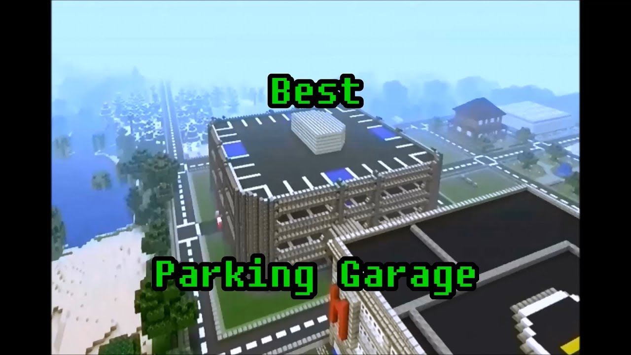 Good Minecraft Parking Lot Design Modern Parking Garage Minecraft Map