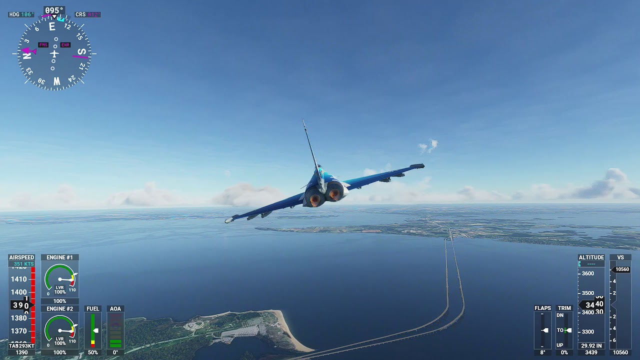 Top Speed of New Eurofighter Typhoon Microsoft Flight Simulator 2020 ...