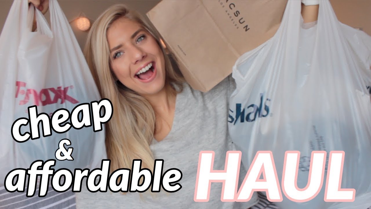 AFFORDABLE & CHEAP FALL HAUL - YouTube