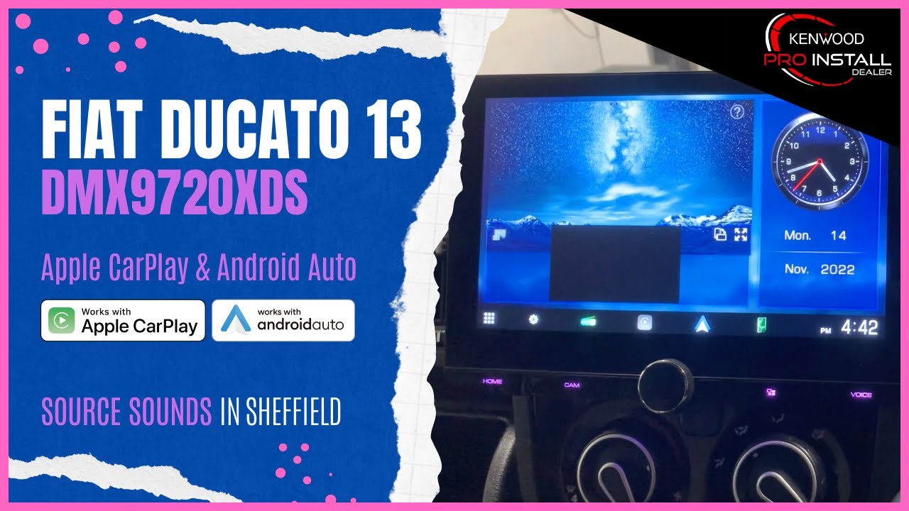 Motorhome BIG Screen Conversion with CarPlay, Android Auto, DAB Radio ...