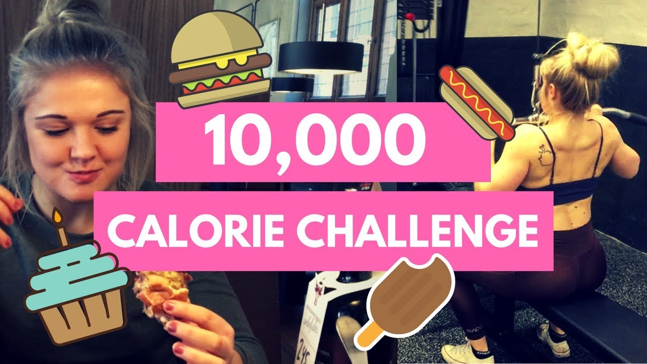 10,000 calorie challenge l GIRL & BOY VS. FOOD l Dansk - YouTube