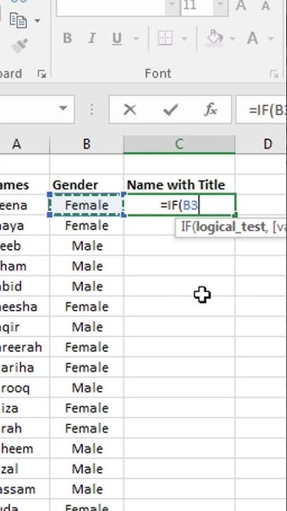 Add Mr And Ms Before Name Add Common Prefix In Excel Shorts Exceltips Youtube