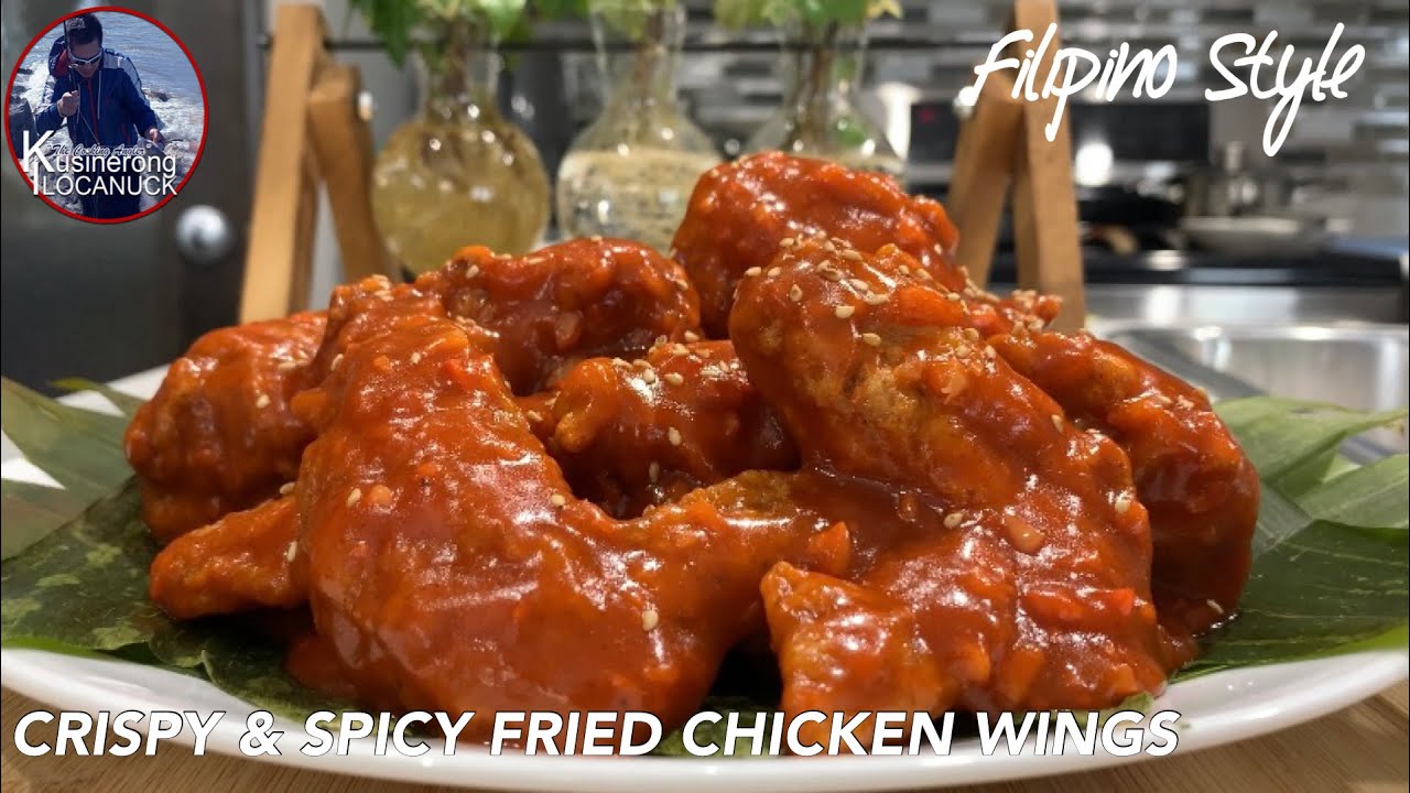 FRIED CHICKEN WINGS RECIPE | This is so DELICIOUS Crispy and Spicy ...
