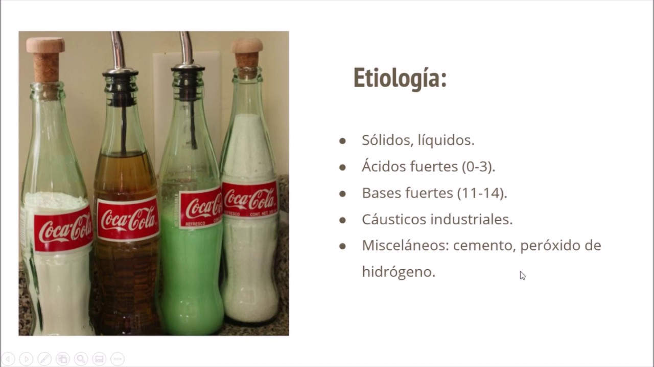 Ingesta de cáusticos. - YouTube