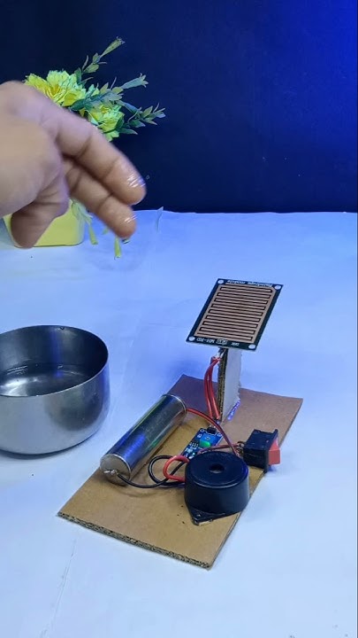 rain detector alarm project / science project rain detector - YouTube