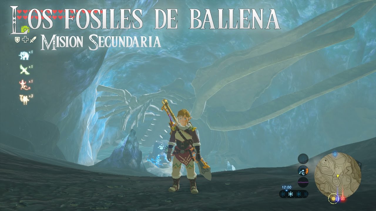 Los fósiles de ballena - Zelda Breath of the Wild - Misión Secundaria ...
