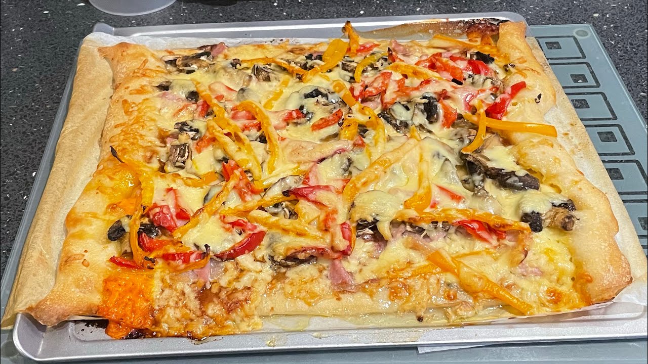 Homemade Stuff Crust Pizza - YouTube