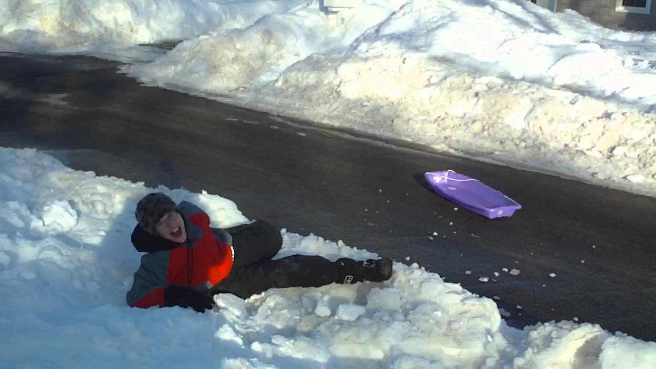 Crazy Sled Jump - YouTube