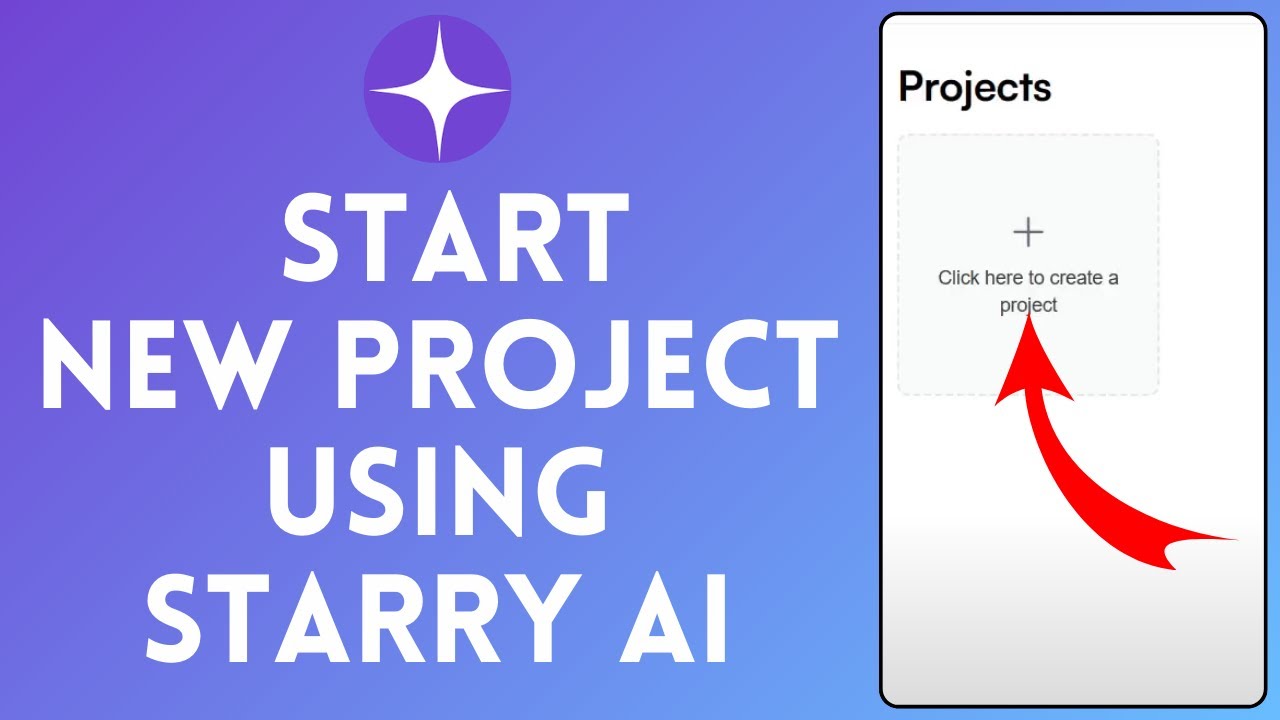 How to Start New Project Using Starry AI (2024) | Starry AI Tutorial ...