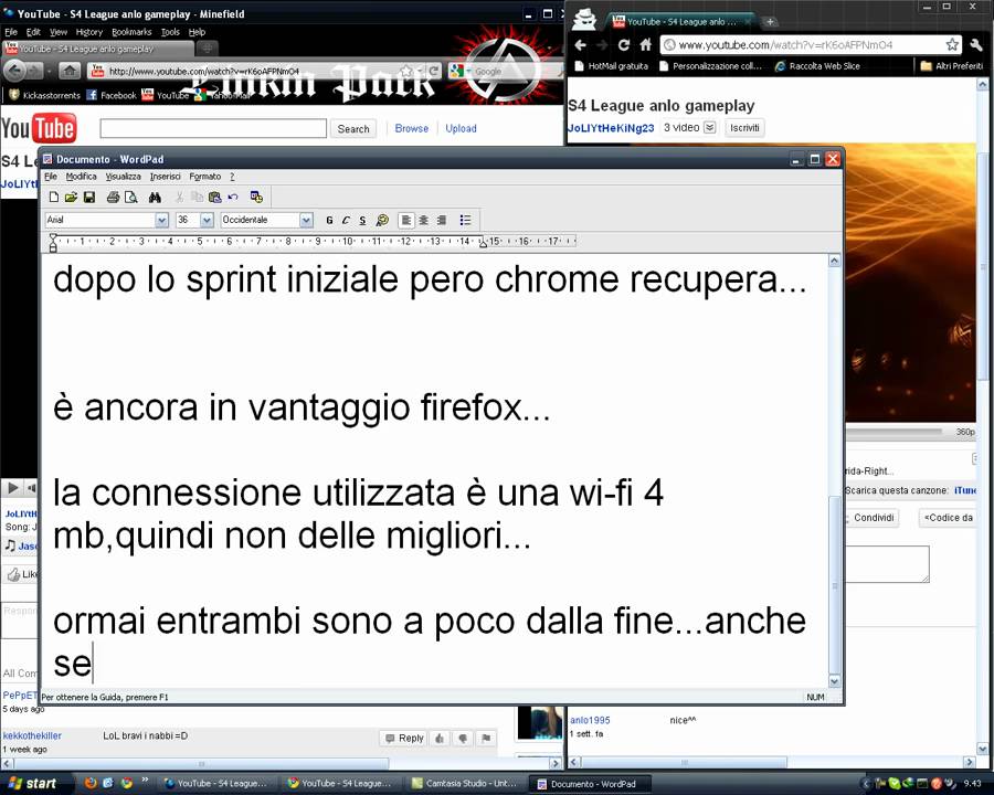 Firefox(minefield) vs google chrome 7(beta) - YouTube