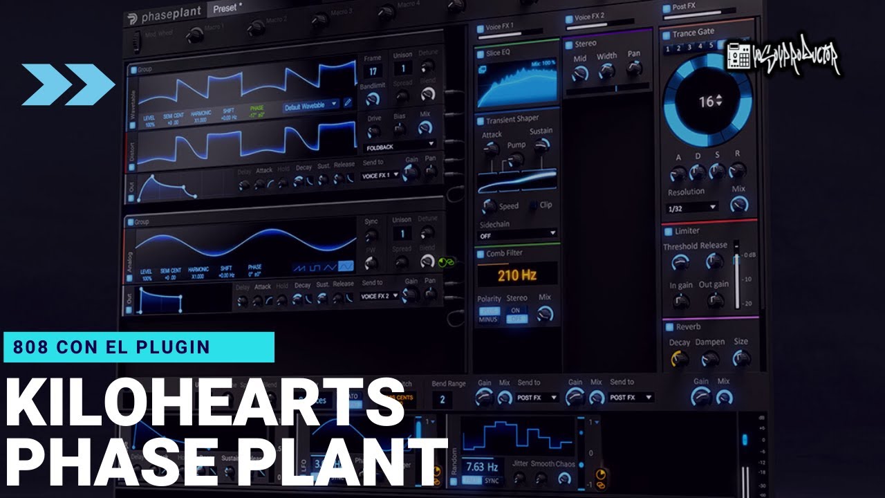 808 Con El Plugin Kilohearts De Phase Plant - YouTube