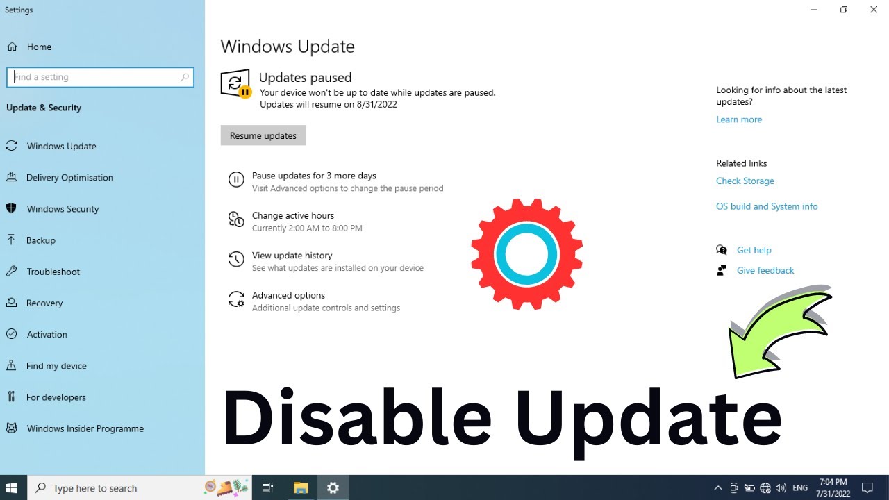 How to Turn Off Windows Updates Permanently - YouTube