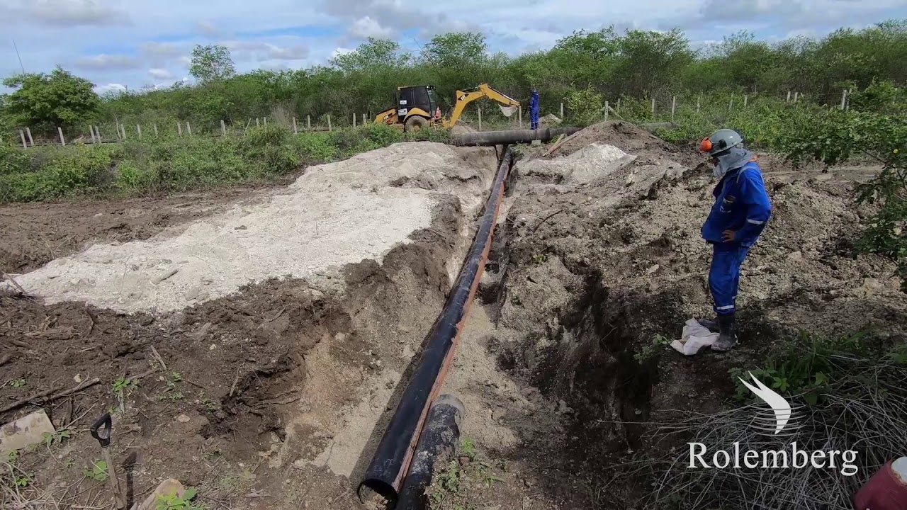 Furo direcional e inserção de line PEAD na Partex oil and gás. - YouTube