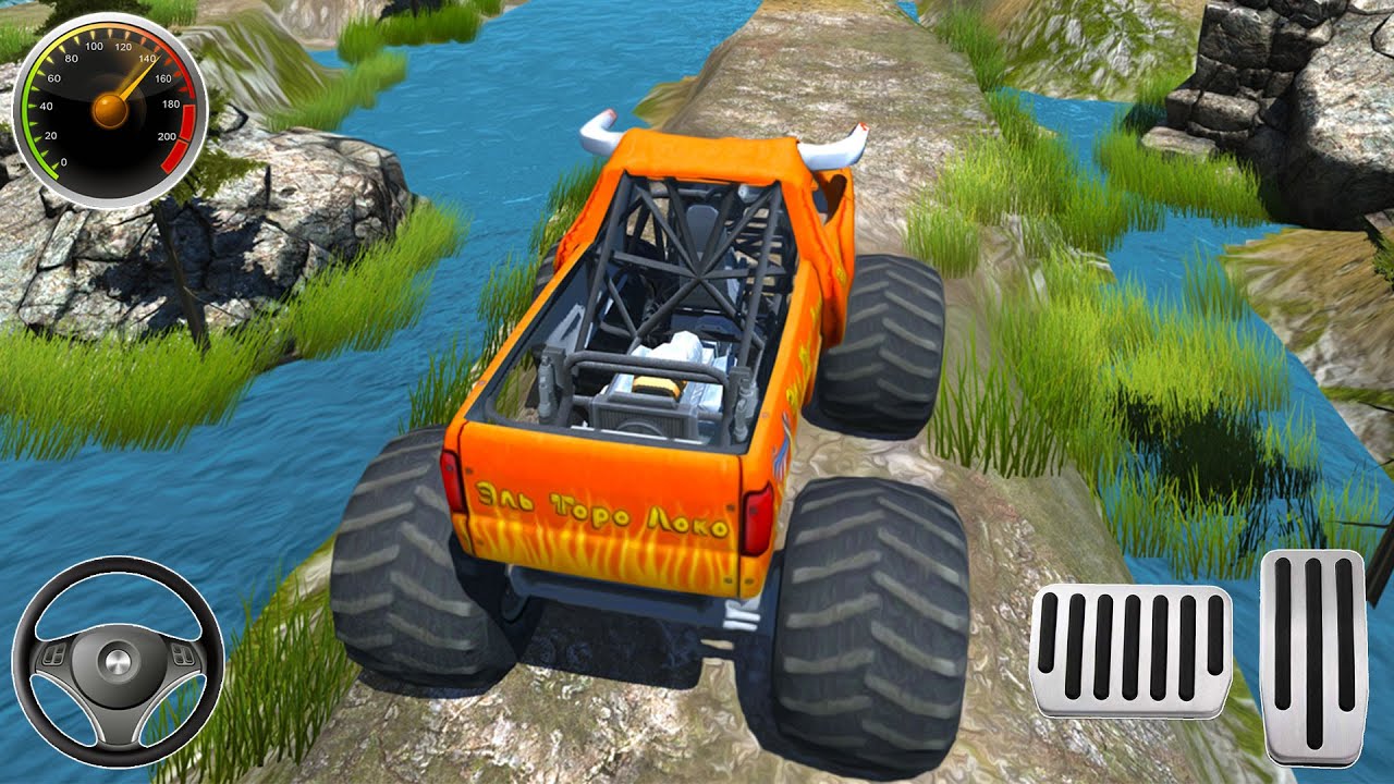 Offroad Monster Truck Derby Driving - Jeep Mud and Rocks Driver ...
