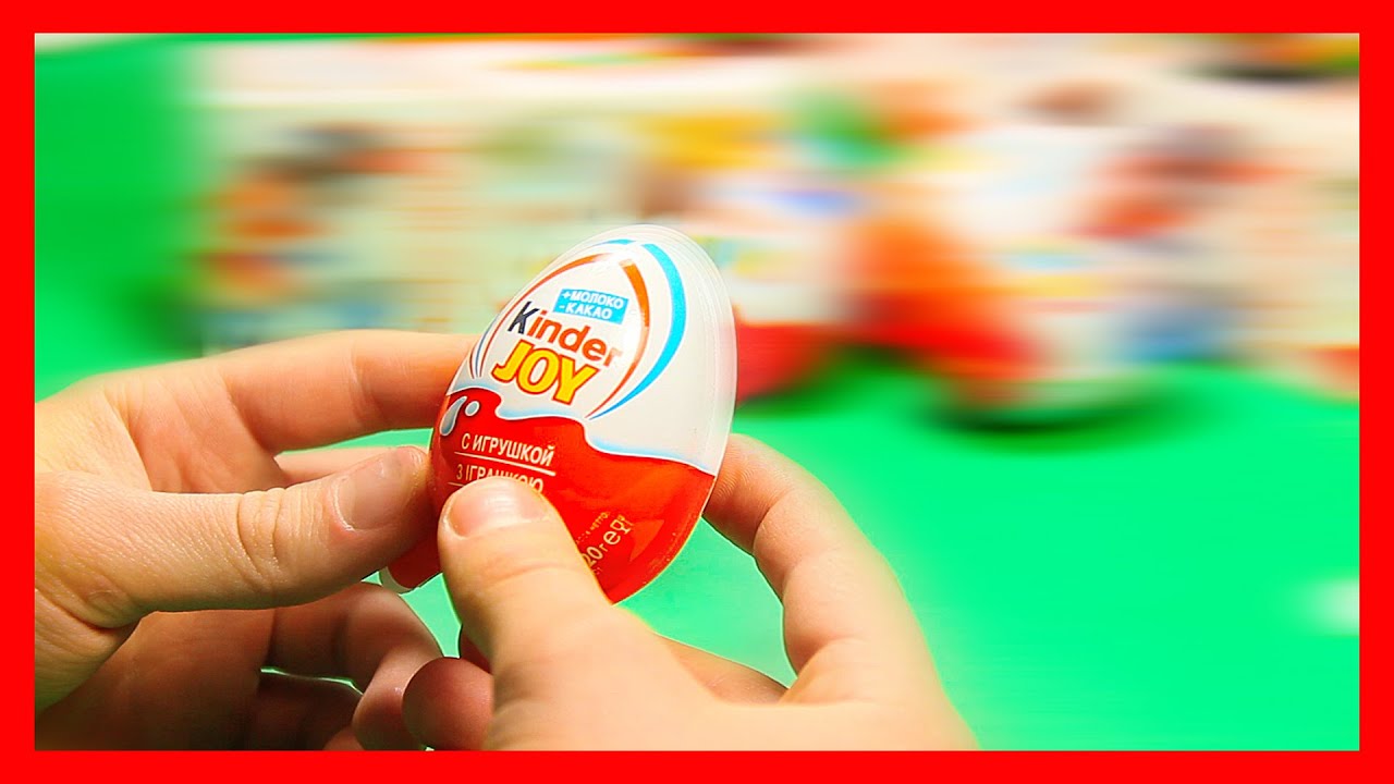 Kinder Joy Egg Unboxing - YouTube