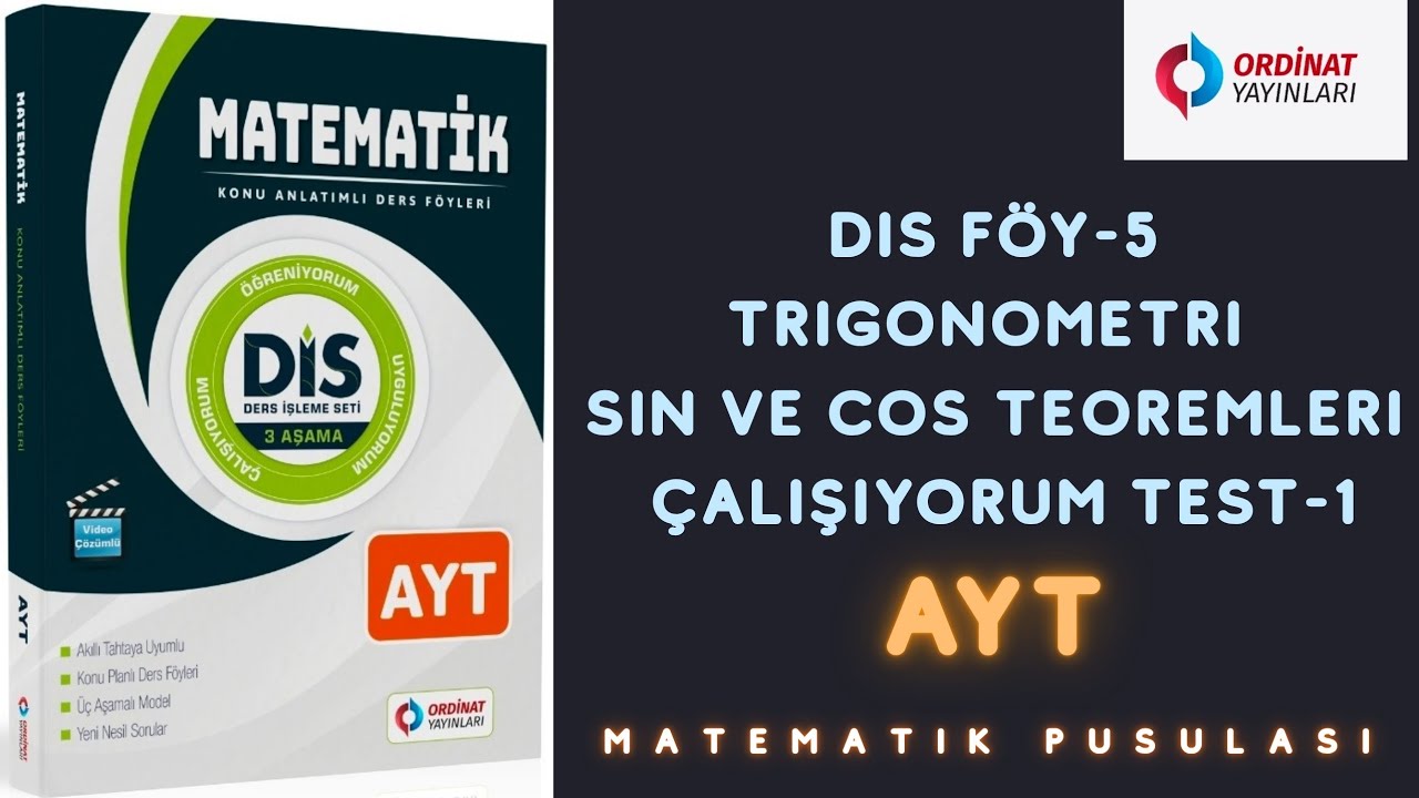 ORDİNAT YAYINLARI DİS FÖY-5 TRIGONOMETRI (SİN VE COS TEOREMLERİ ...