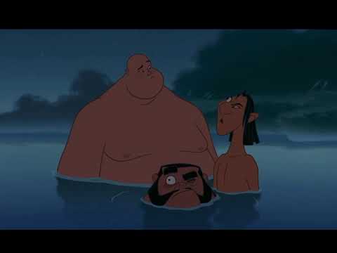 Mulan (1998) - Lake Bath funny scene