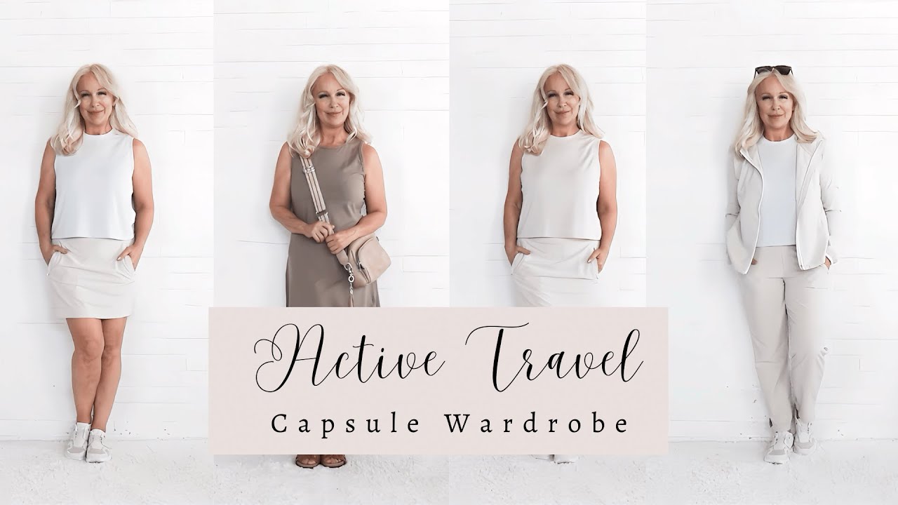 Perfect Active Travel Capsule Wardrobe...IN ONLY A CARRY ON SUITCASE ...