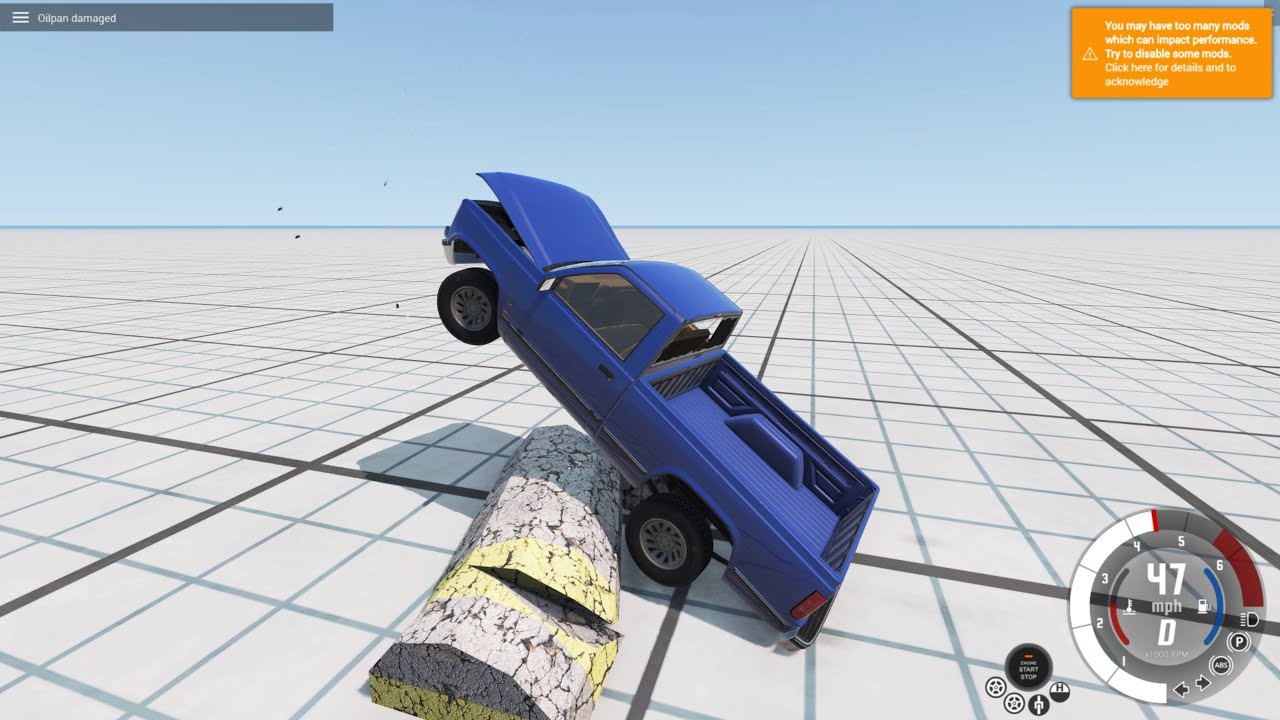 Breakable Speed Bump - Mod - YouTube