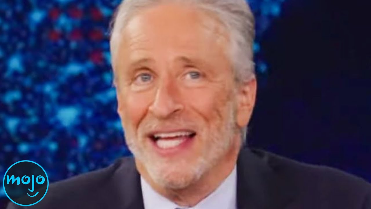 Top 10 Most Hilarious Jon Stewart Moments on The Daily Show - YouTube