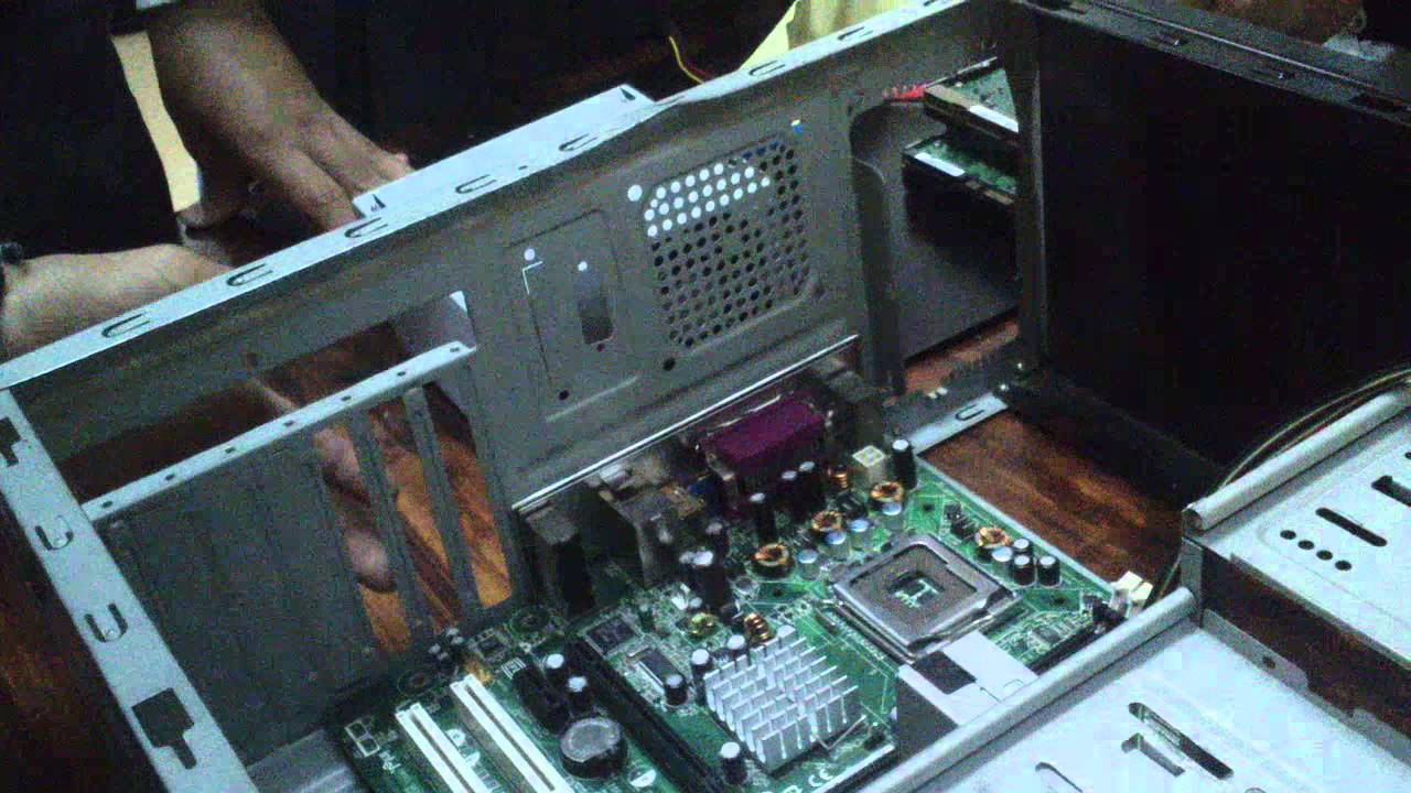 Procedimiento de Desarmar un CPU - YouTube