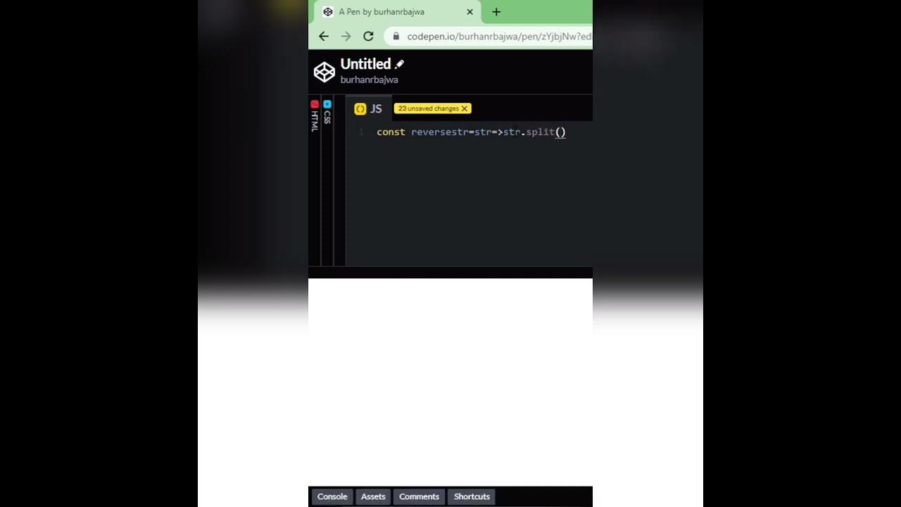Watch this Super cool Javascript trick will blow your mind in 60 second| #shorts #javascript # ...