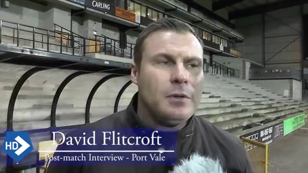Bury FC Teaser: David Flitcroft after Bury's defeat to Port Vale - YouTube