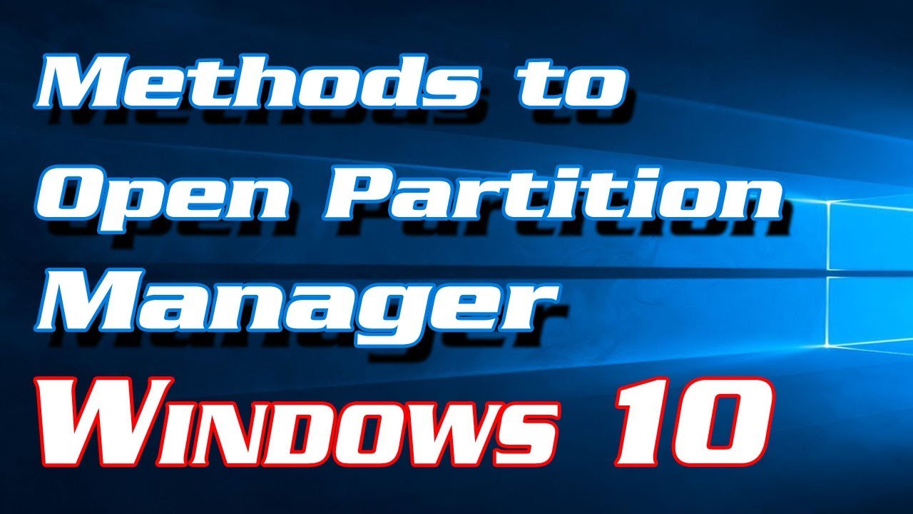 10 Easy Methods to Open Partition Manager in Windows 10 | Definite ...
