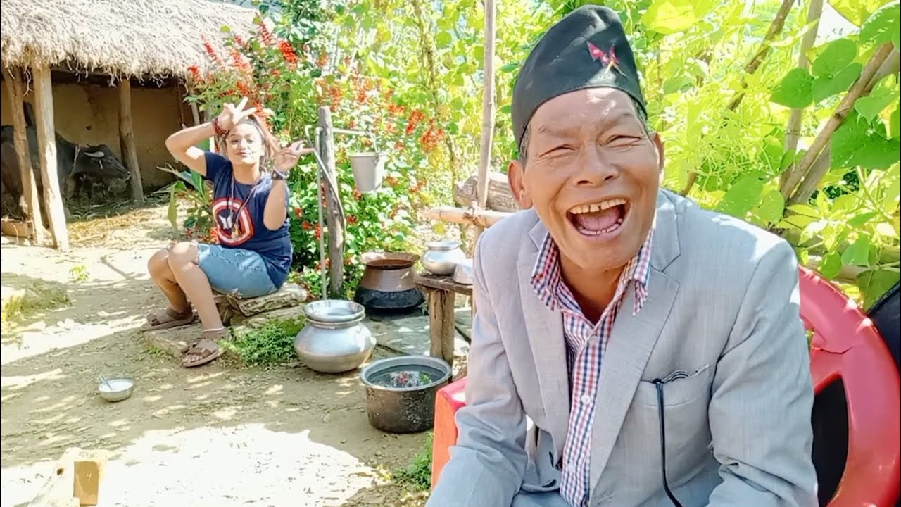 भेलु बाजे र खुइली के गर्दै छन गाउँमा ! new comedy video velu baje ...