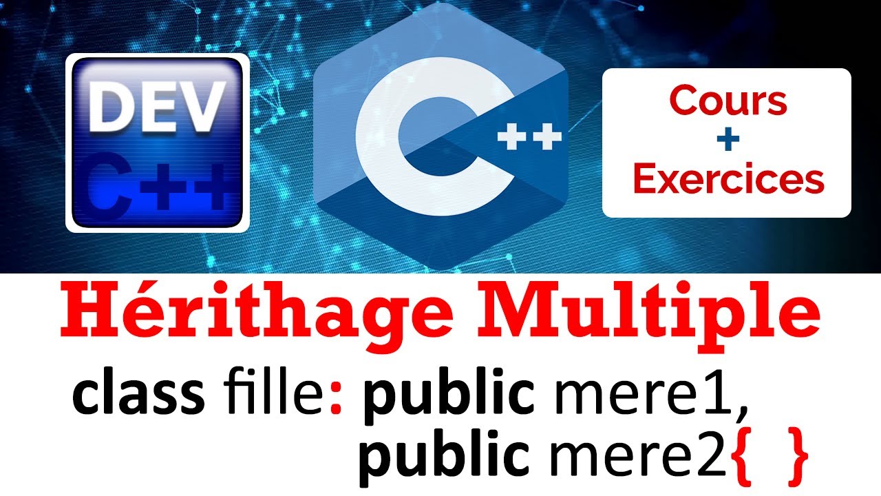 Cours de C++: Heritage multiple -الدارجة المغربية - YouTube