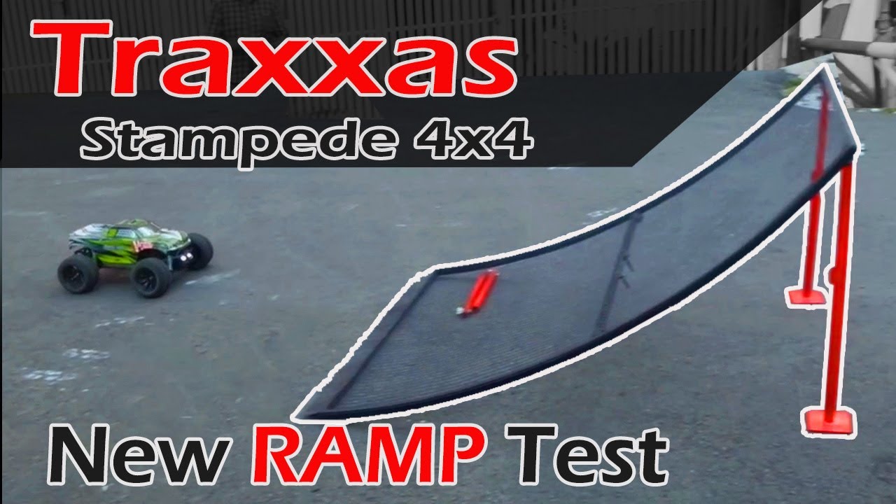 Traxxas stampede 4x4 Ramp jump test , Bashing & Break - YouTube