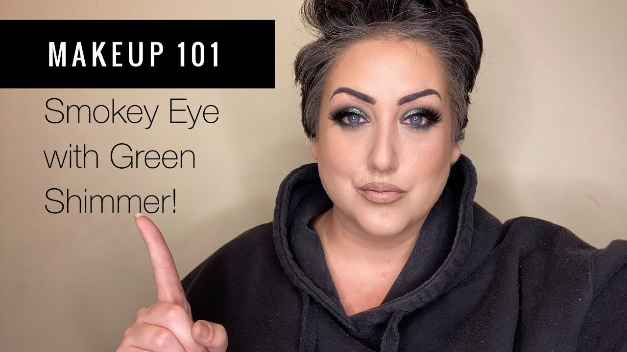 MAKEUP TUTORIAL - Smokey Eye & Green Shimmer - Gorgeous! - YouTube