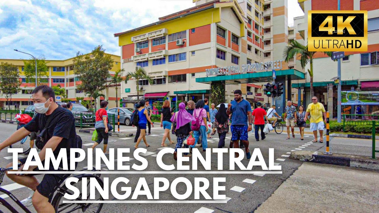 Tampines Central Walking Tour~ Singapore Walking Tours [4K] - YouTube