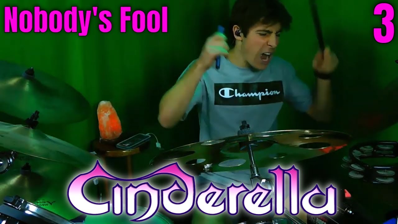 Nobody's Fool - Cinderella (Drum Cover) - YouTube