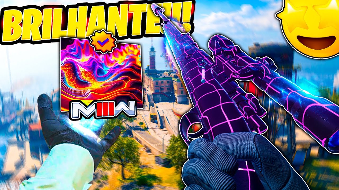 A NOVA CAMO MAIS 💎BRILHANTE💎 FICOU *INSANA* NO WARZONE (ANIMADA 🔥🔥🔥 ...