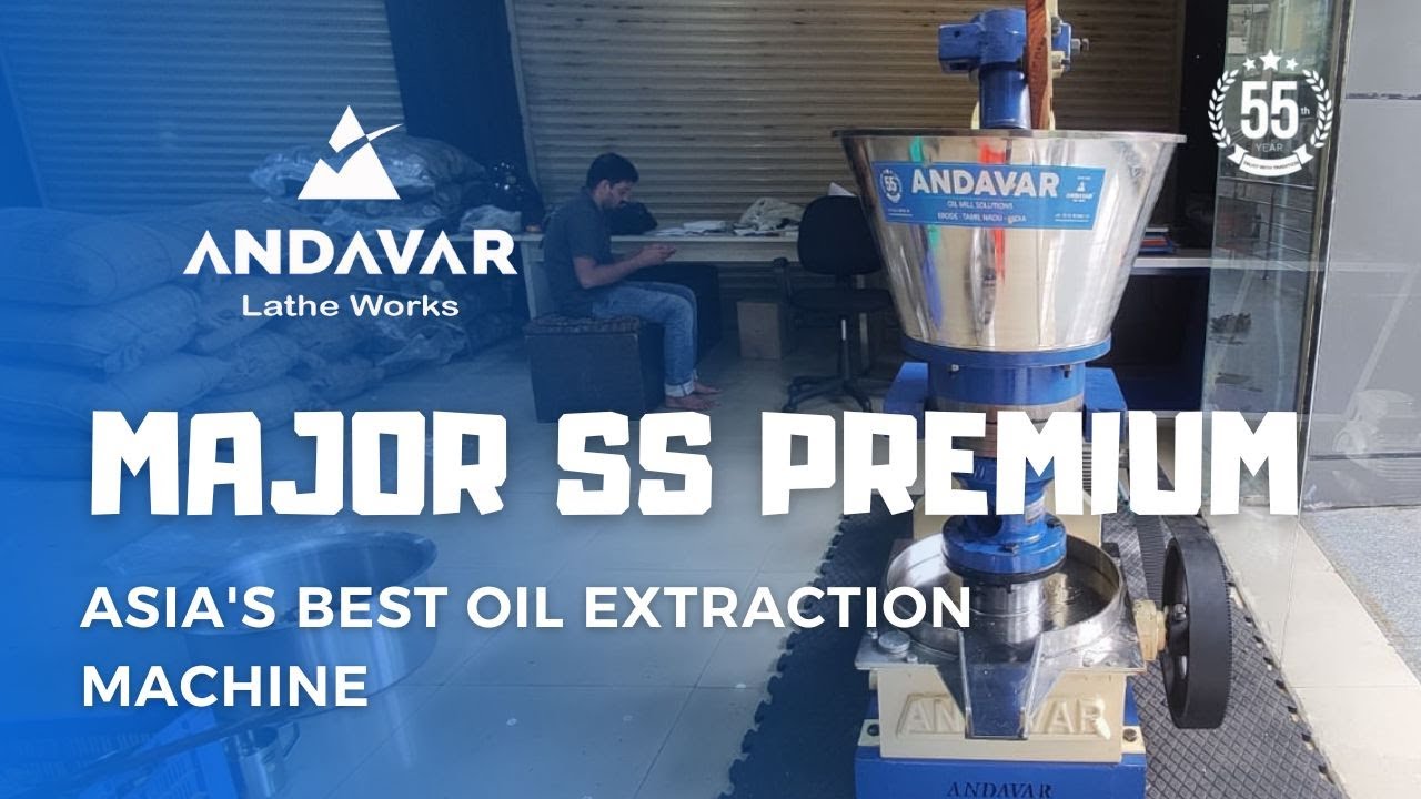 Major SS Premium / Andavar oil mill machines - YouTube